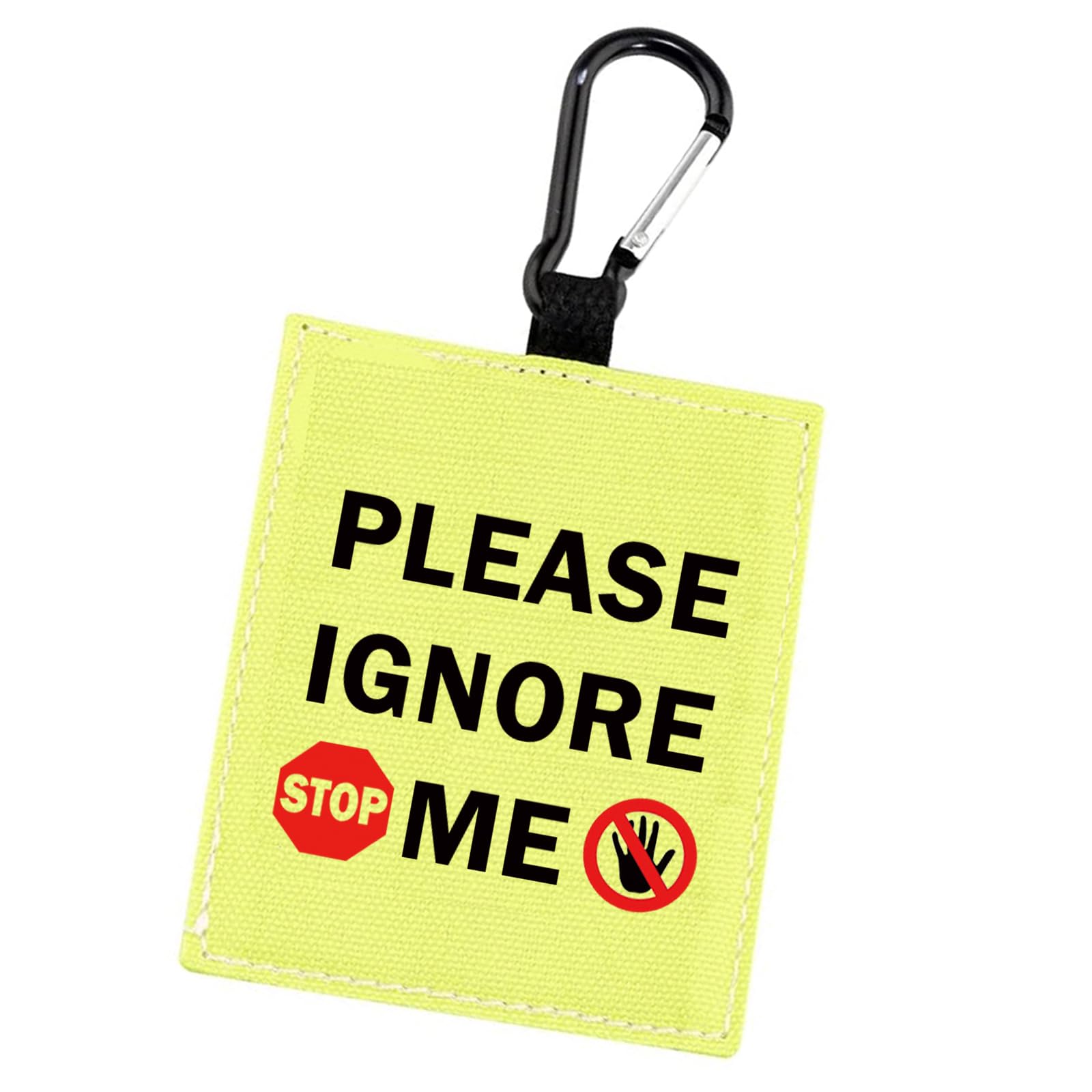 Amazon.com: Please Ignore Me Alert Hanging Patch Caution Stop Dog Alert ...