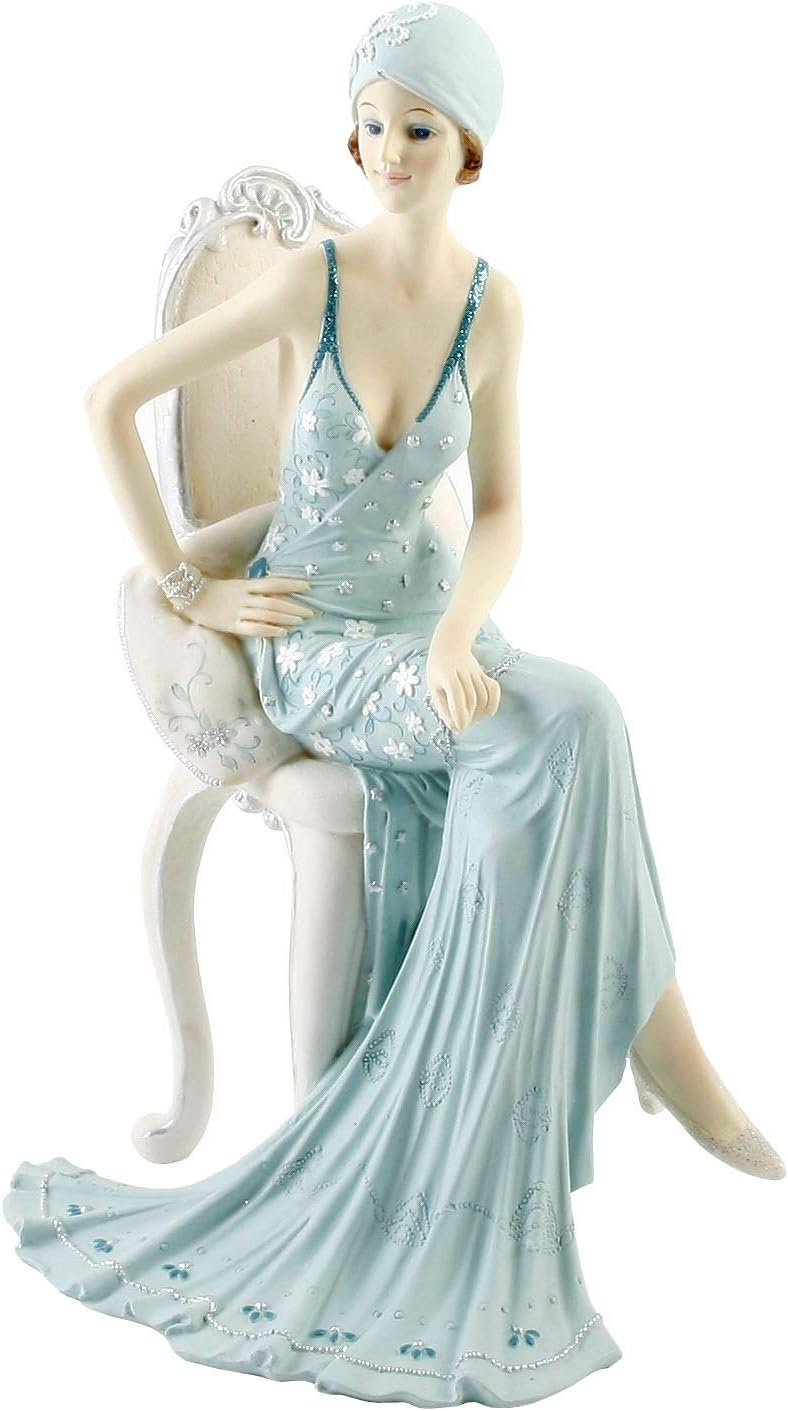 Juliana Lady Figurine in Bronze and Silver - Silhouette Collection ...