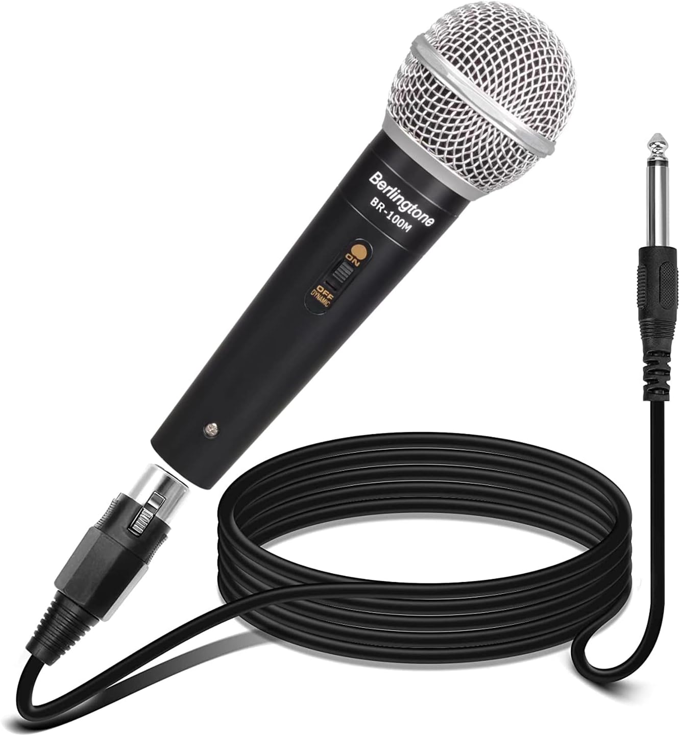 Amazon.com: Berlingtone Dynamic Vocal Microphone - Metal Casing, Moving ...