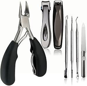 Amazon.com: Horsebang Premium Large Nail Clippers Set, Heavy Duty Sharp Toenail Clippers and ...