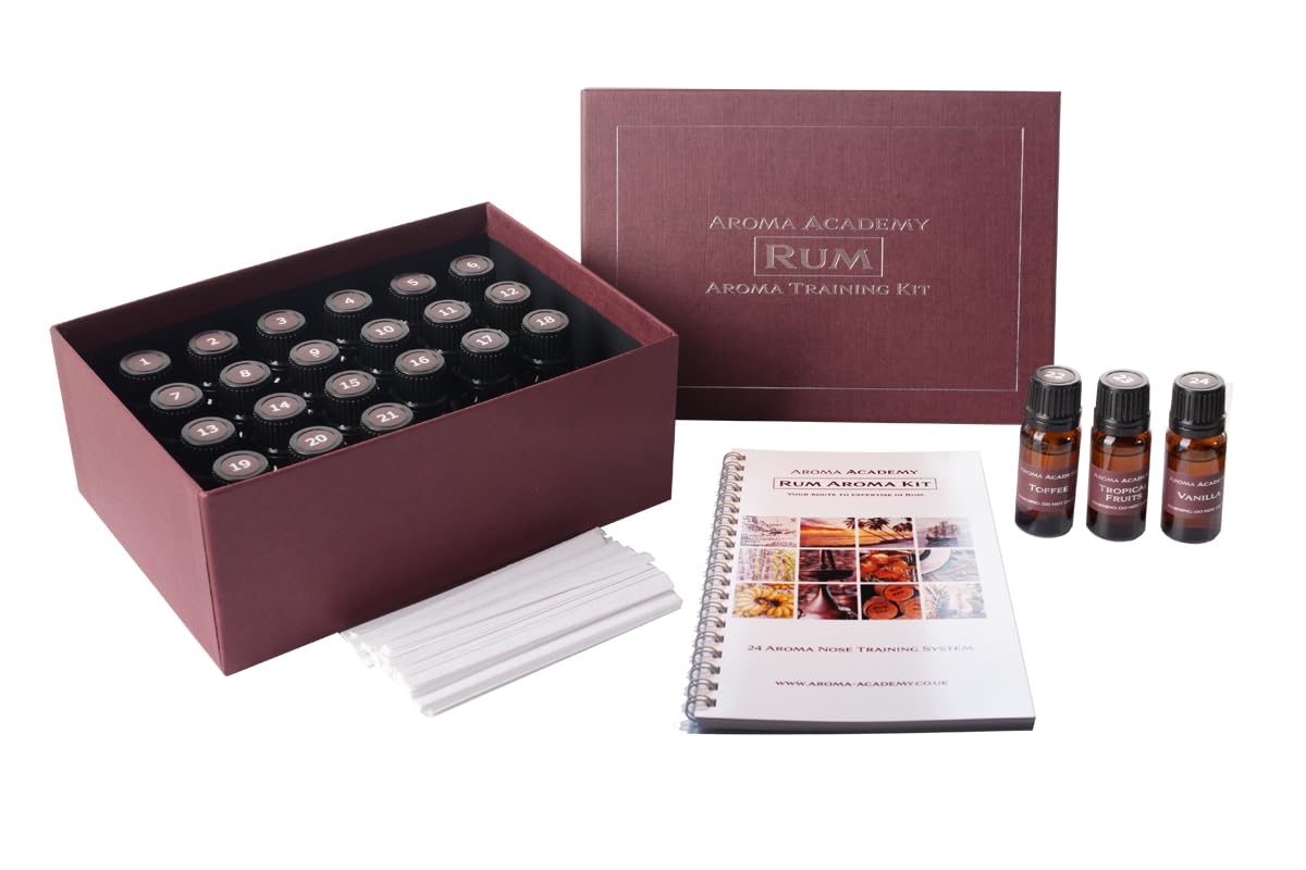 Rum Aroma Kit - 24 Aroma Nose Training System : Amazon.co.uk: Grocery