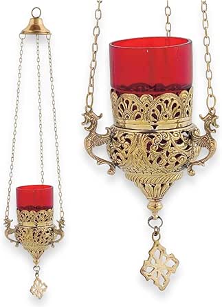Amazon.com: Hanging Orthodox Vigil Lamp - Home Altar or Church Use ...