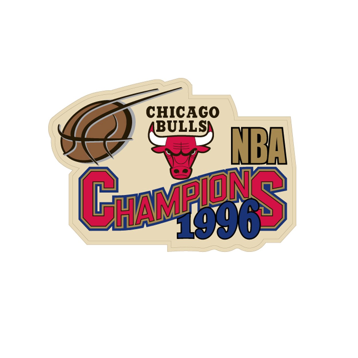 1996 Chicago Bulls Logo Chicago Bulls: 1996 NBA Champions