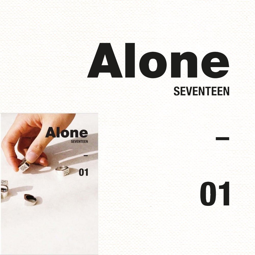 Al1 KPOP Album SEVENTEEN Mini 4th [Alone 01] Version 1 CD + Photobook ...