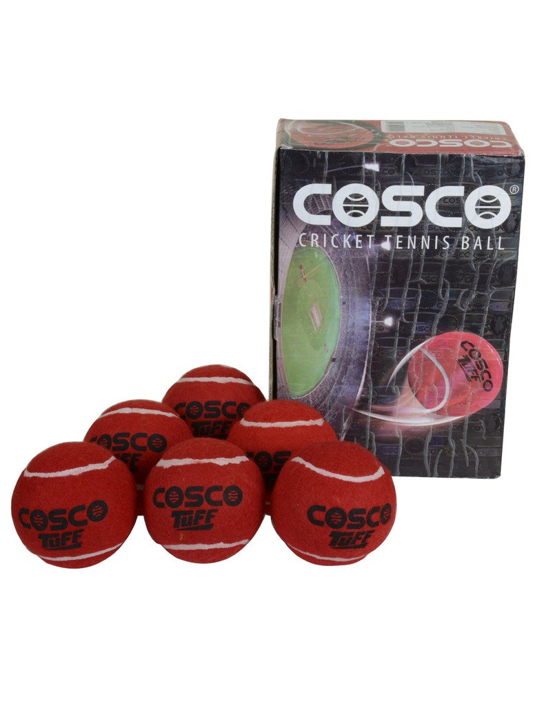 Cosco Rubber Tuff Heavy Weight Ball (Yellow) -Pack of 6 : Amazon.in ...