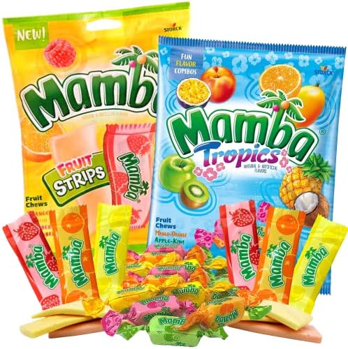 Amazon.com : Mamba Candy Fruit Chews - Magic Sticks, Individually ...