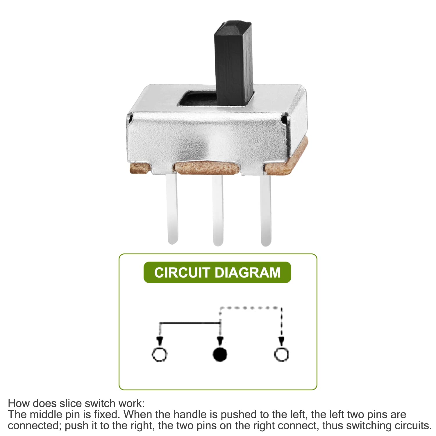 Snapklik.com : Chanzon SPDT Mini Micro Slide Switch 1p2t 2 Position ...
