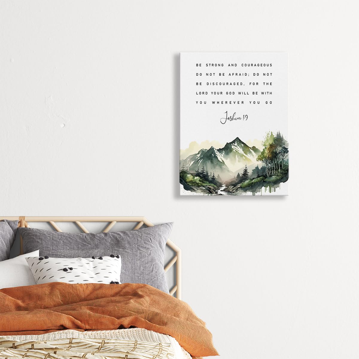 Snapklik.com : Motivation Bible Verse Canvas Wall Art Farmhouse Decor ...