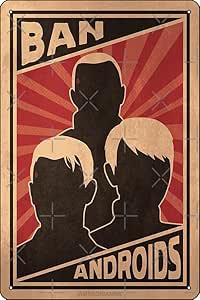 Amazon.com: detroit: become human - anti-android propaganda Poster 8 x ...