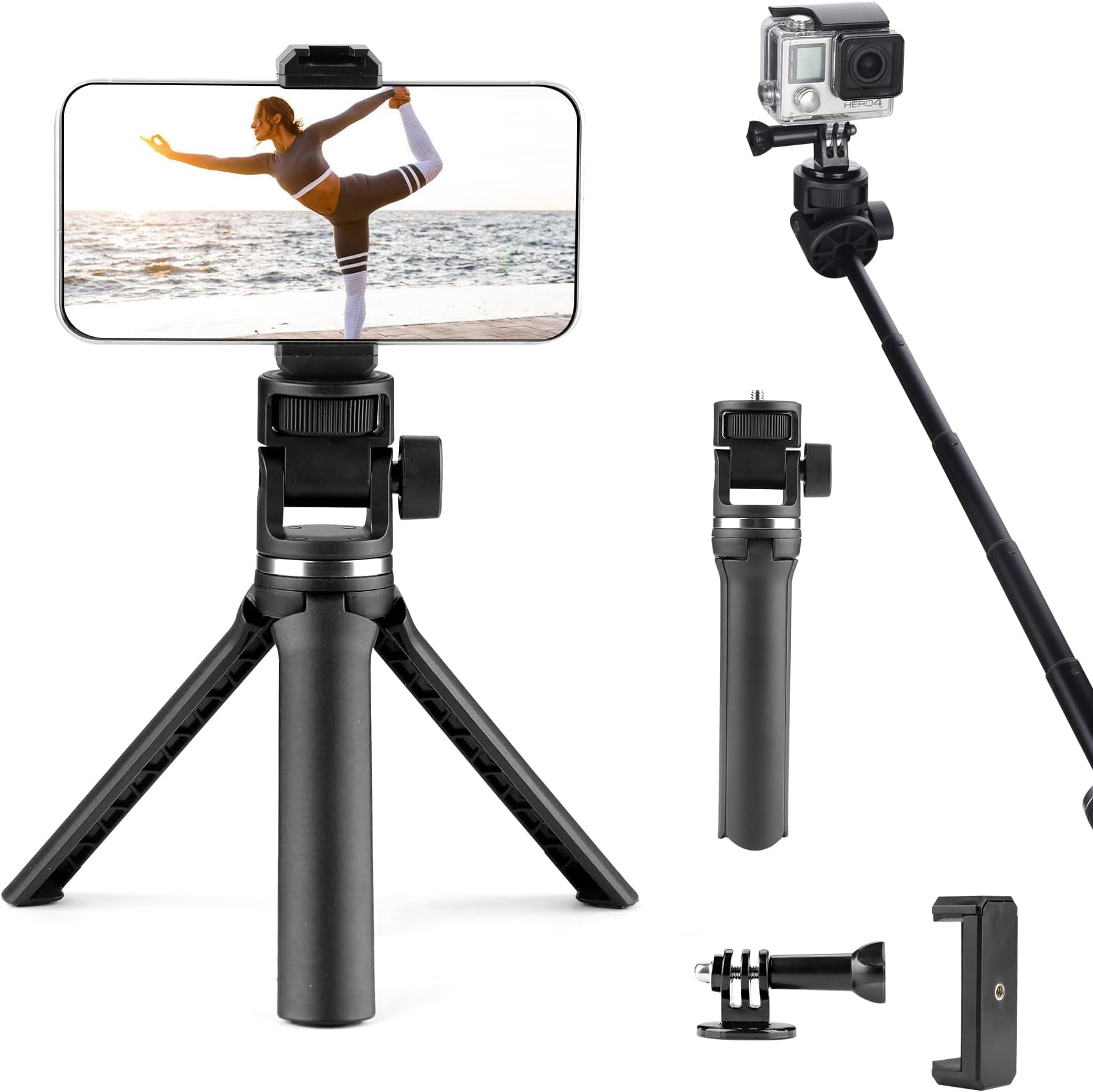 Amazon.com: UBeesize Flexible Mini Phone Tripod, Portable and ...