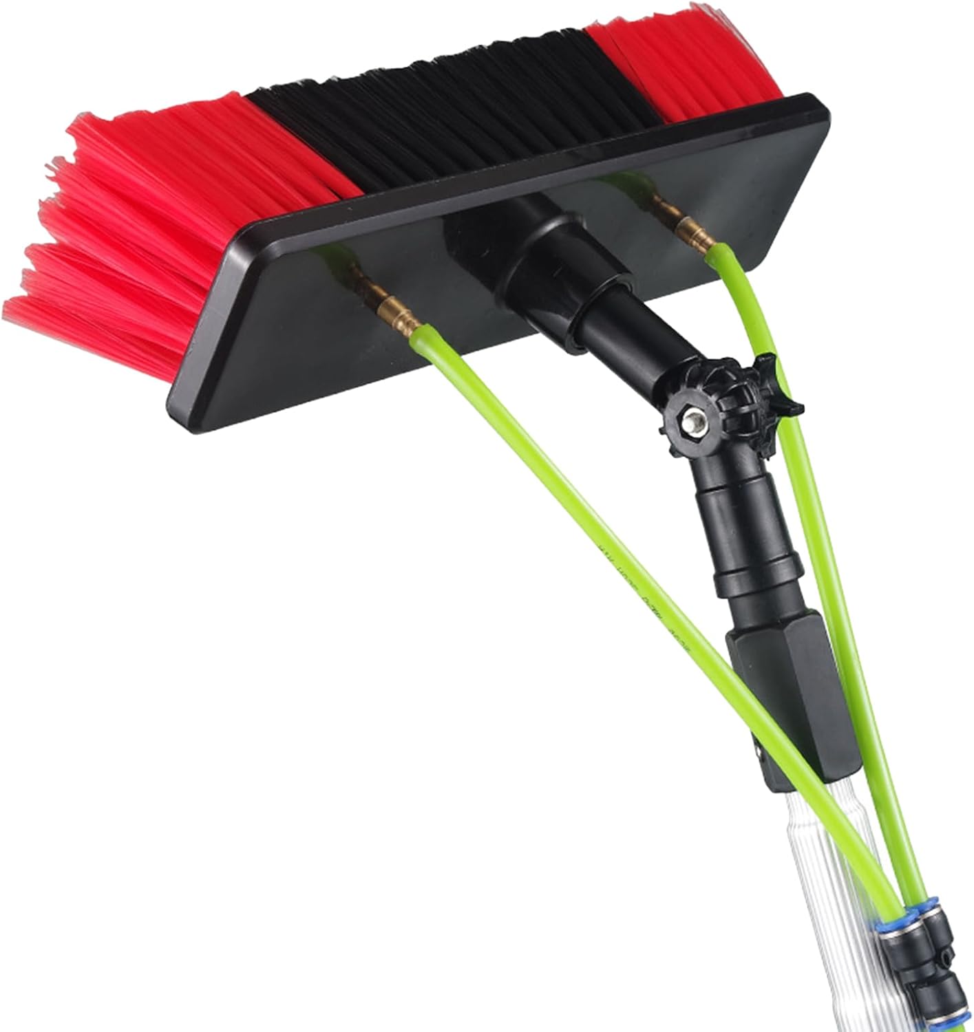 Solar Panel Cleaning Brush and Pole, 5-12m Water Fed Pole Kit, 30/50cm Water Brush, Outdoor ...