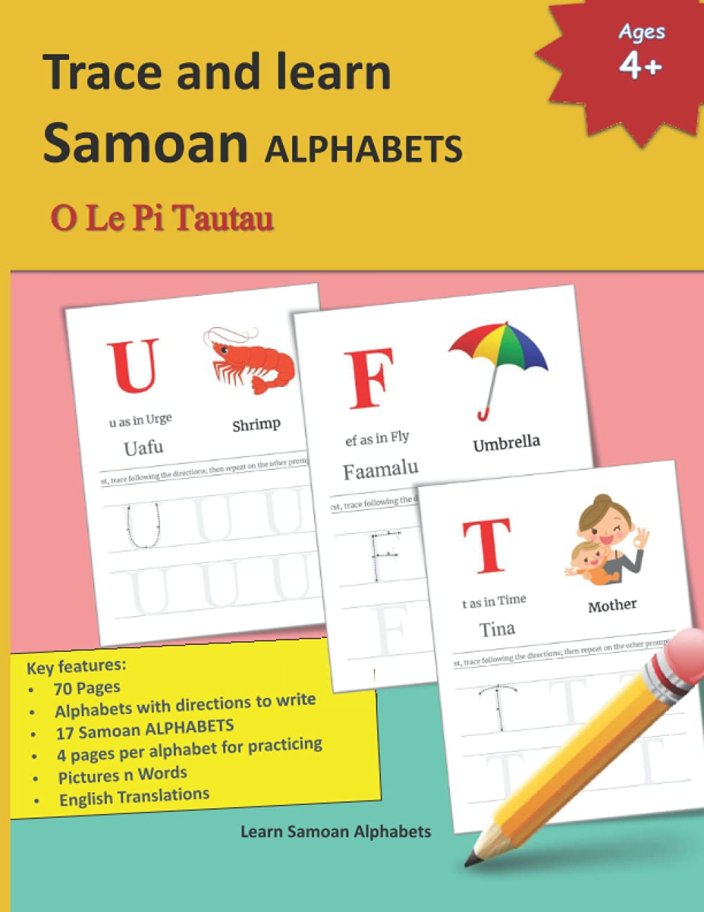 Trace And Learn Samoan Alphabets O Le Pi Tautau 70 | Desertcart INDIA
