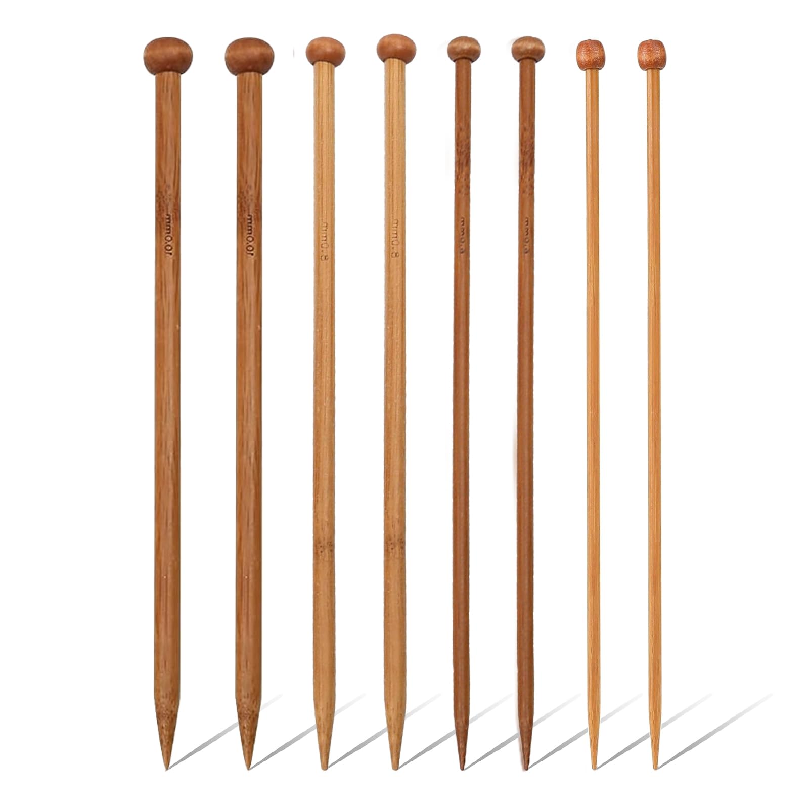 8 Pcs Knitting Needles, Wooden Knitting Needles, Huge Knitting Needle ...
