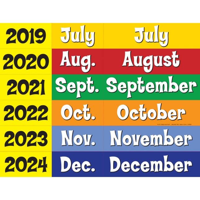 Space-Saver Calendar Pocket Chart – BigaMart