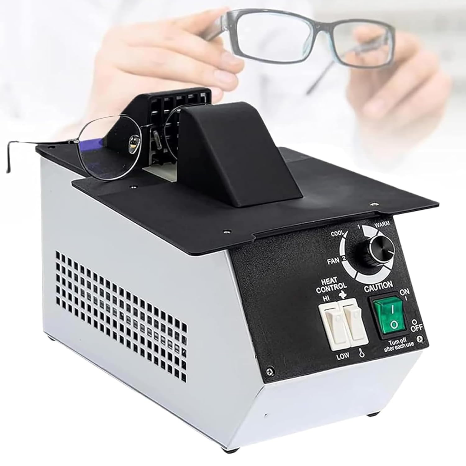 Amazon.com: MiBoce 1500W Optical Glasses Frame Heater Warmer, Eyeglass ...
