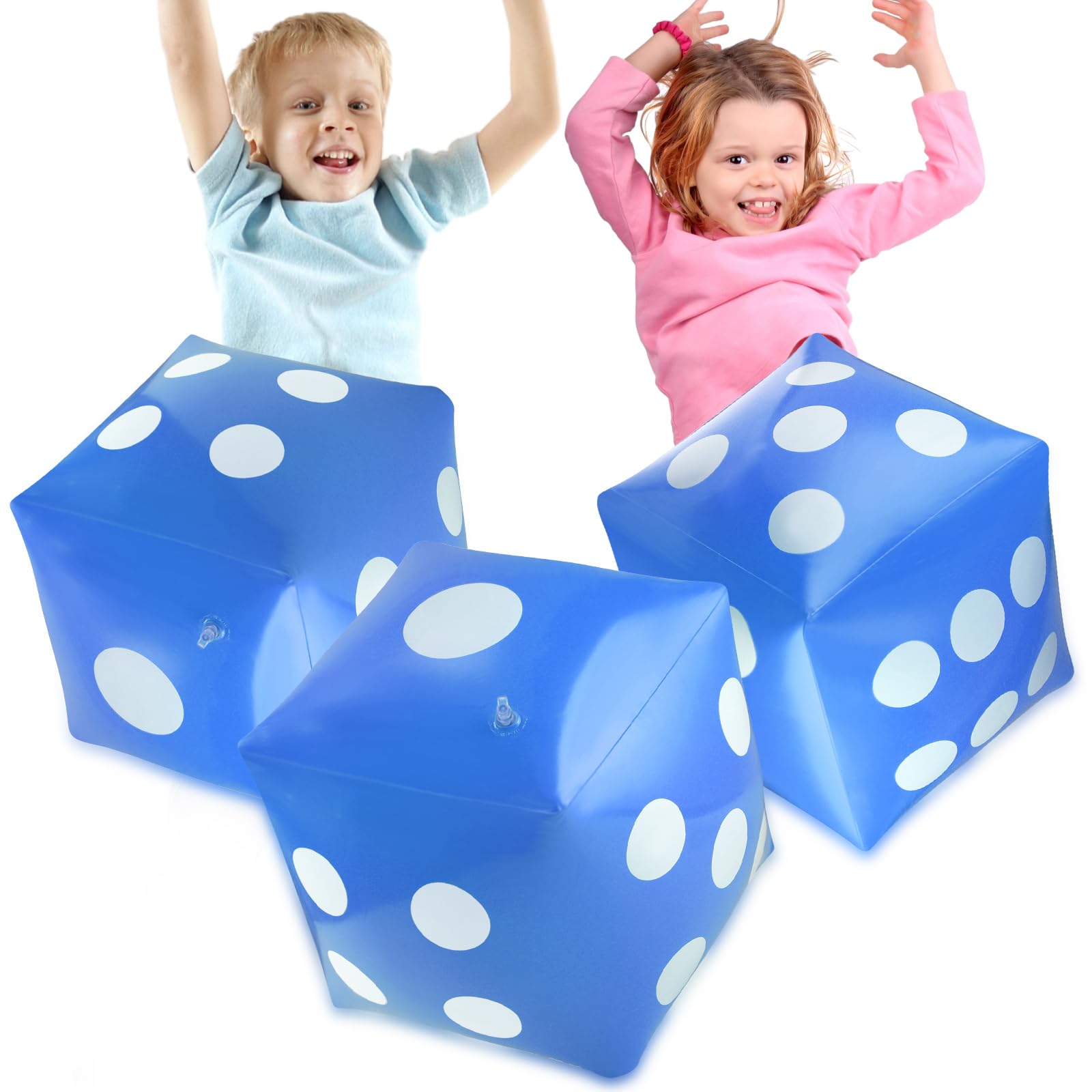 Amazon.com: 3 Pack Inflatable Dice Jumbo Giant Inflatable Dice Large ...