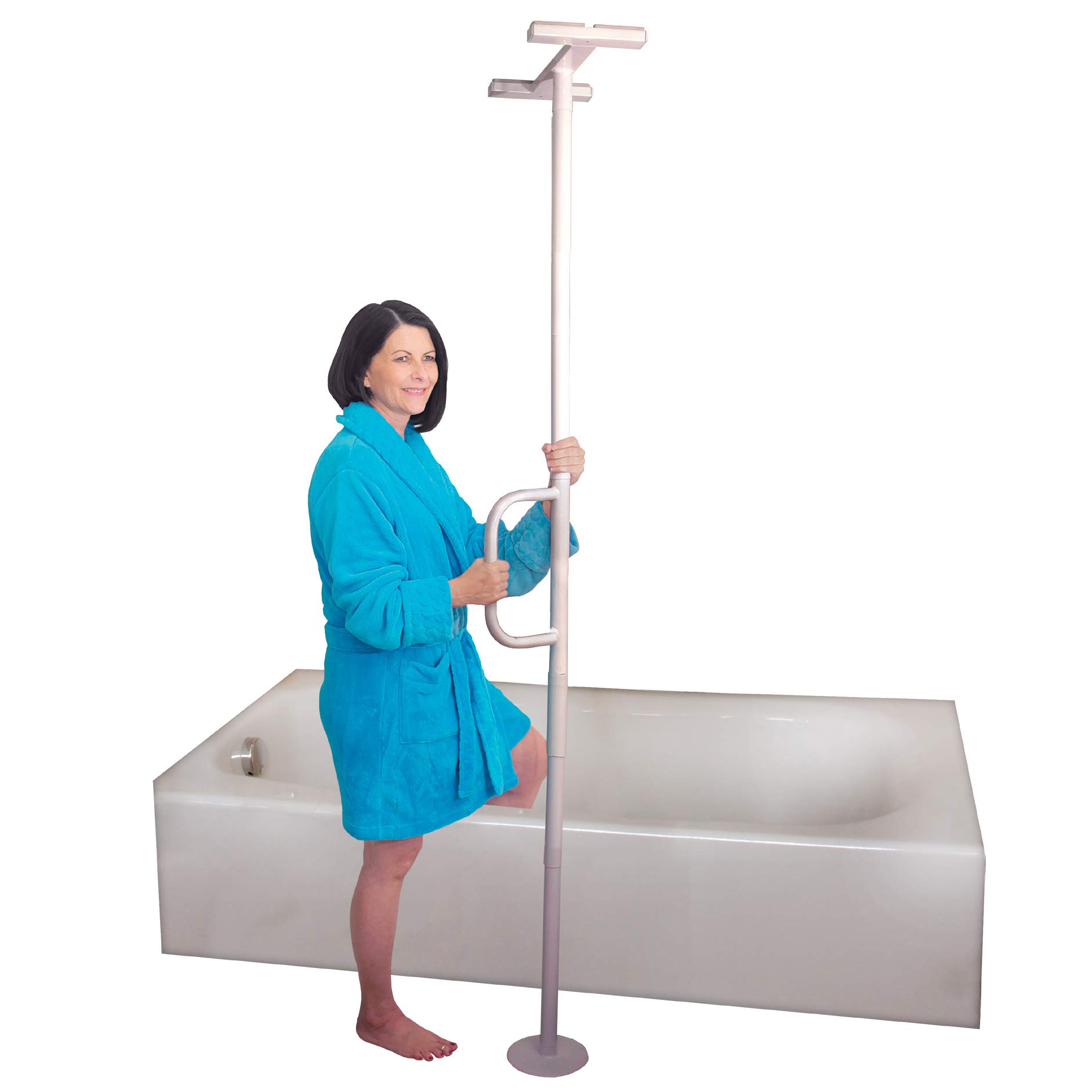 Buy Able Life Universal Floor to Ceiling Grab Bar, Elderly Tension ed ...