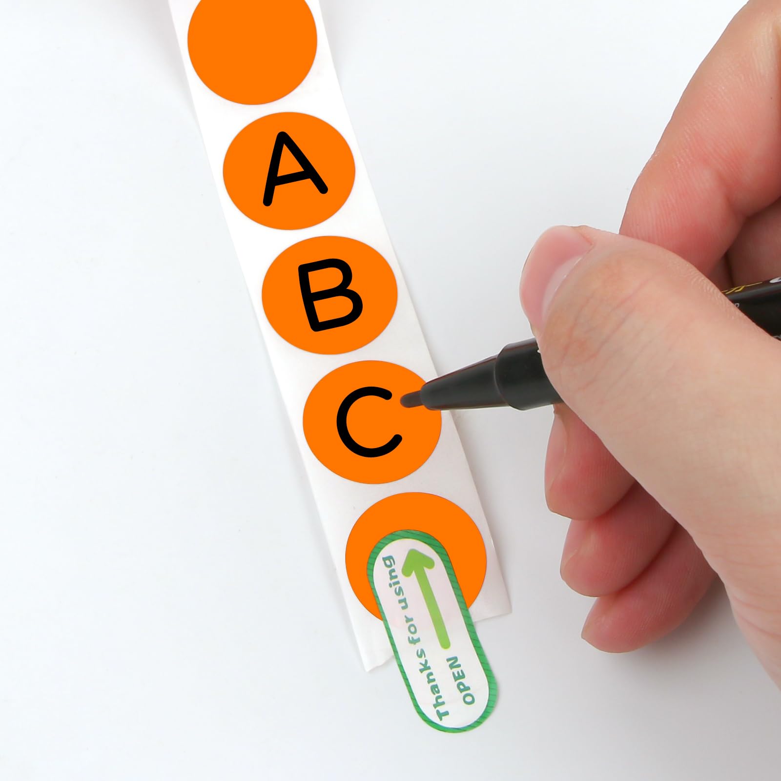 Snapklik.com : Pack Of 2000 Colored Dot Stickers Round Color Coding ...