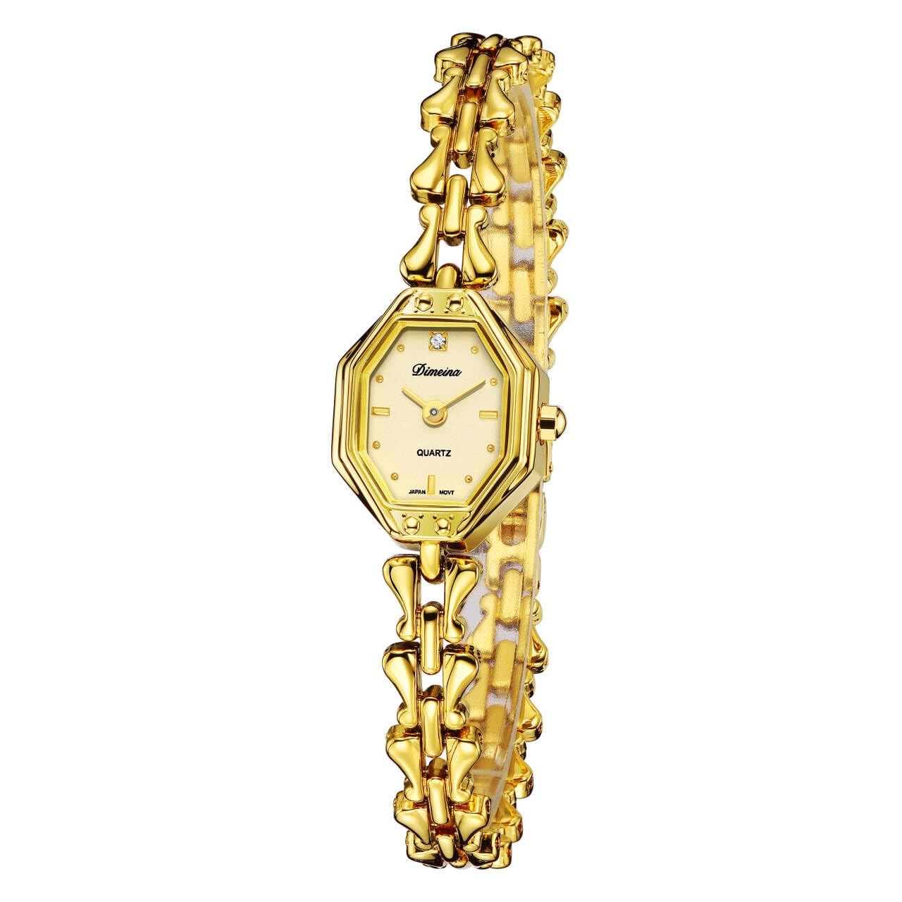 Amazon.com: FORSINING Gold Watches for Women Vintage Ladies Wrist ...
