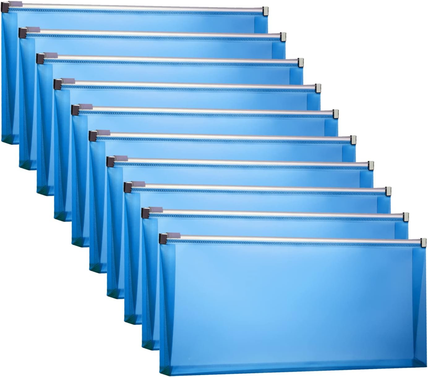 Amazon.com : YoeeJob 10 Packs Plastic Envelopes with Zipper, 5 X 10 ...