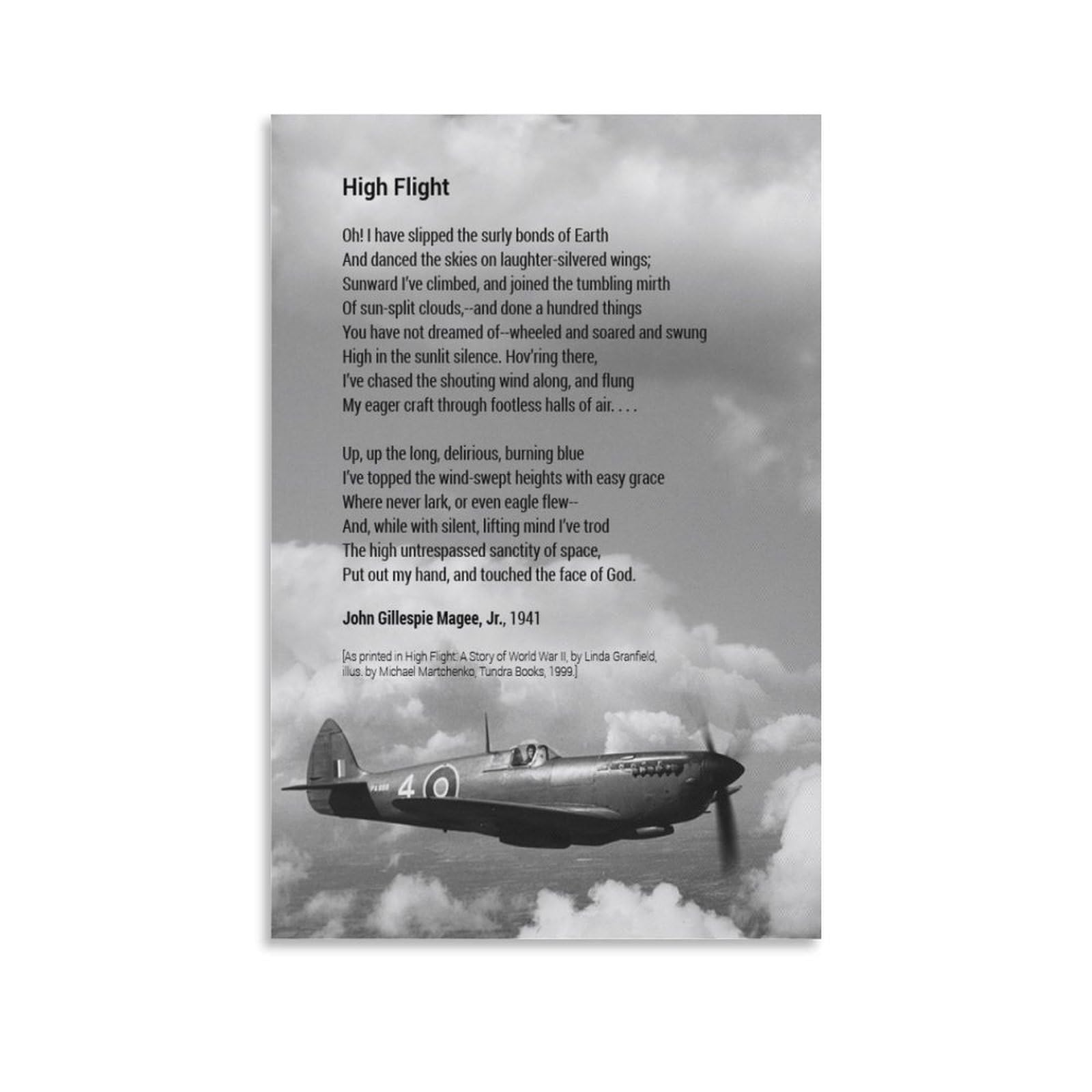 John Gillespie Magee Quotes High Flight ~ John Gillespie Magee Jr