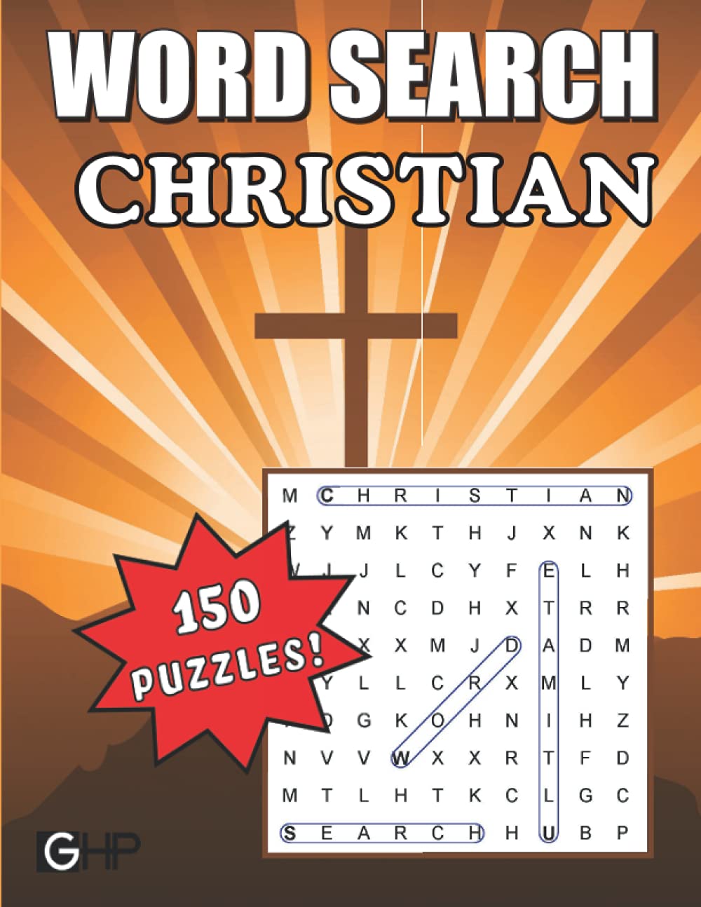 Christian Word Search: Bible Word Find Puzzle Book for Adults, Seniors ...