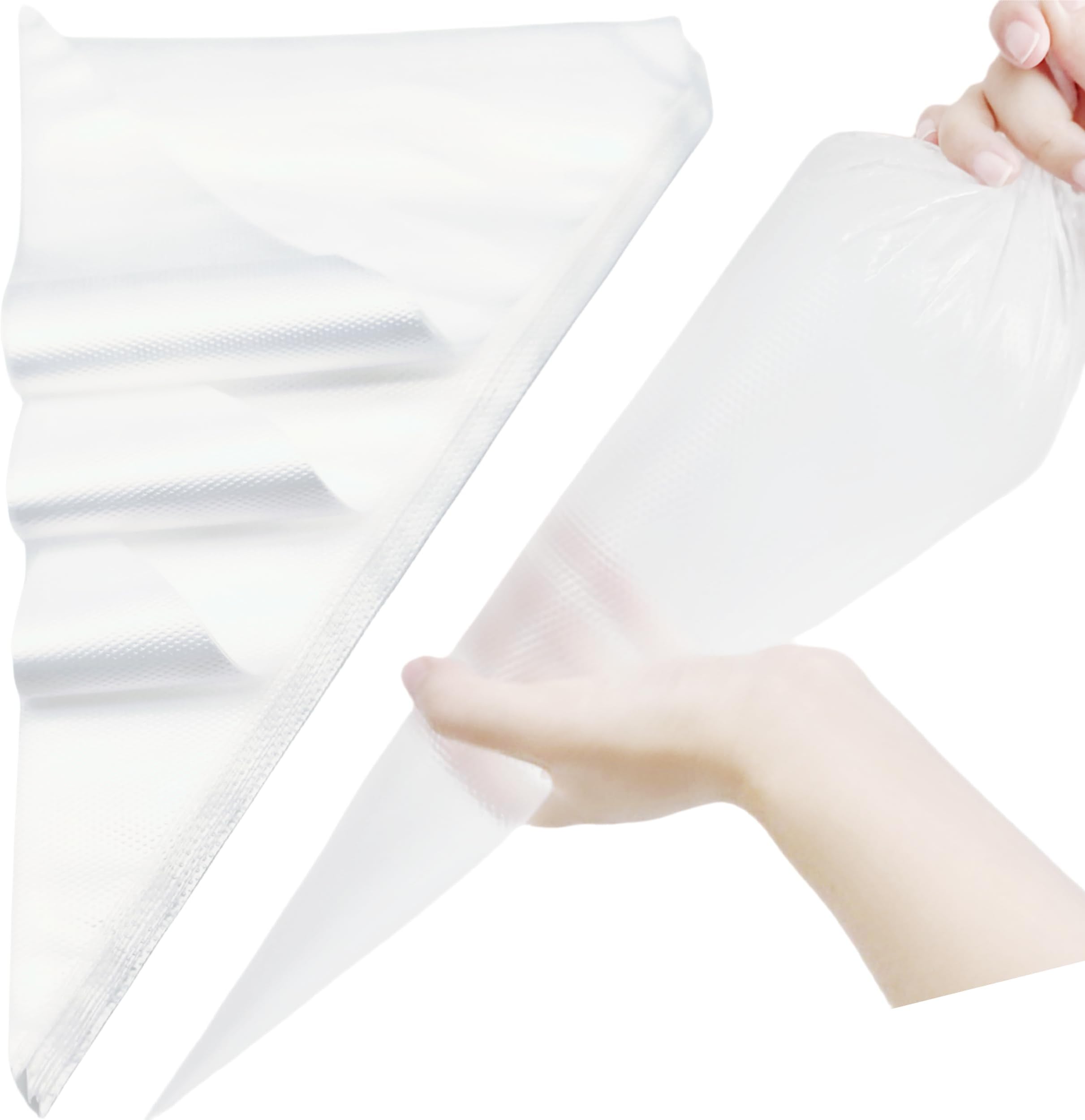 Amazon.com: 100PCS Large Piping Bags Disposable – Piping Bags 21 Inch ...