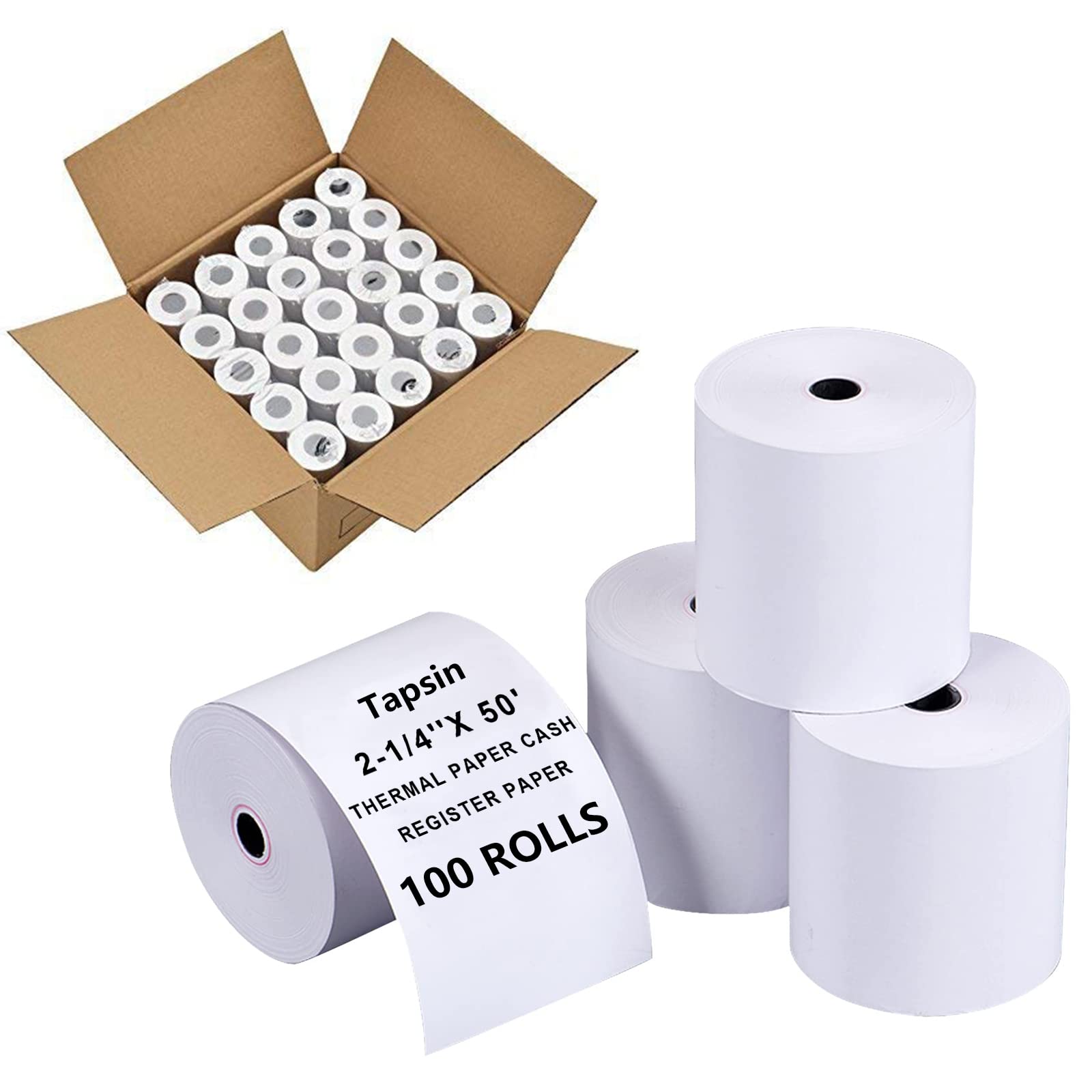 Snapklik.com : Tapsin 2-1/4 X 50 Thermal Receipt Paper