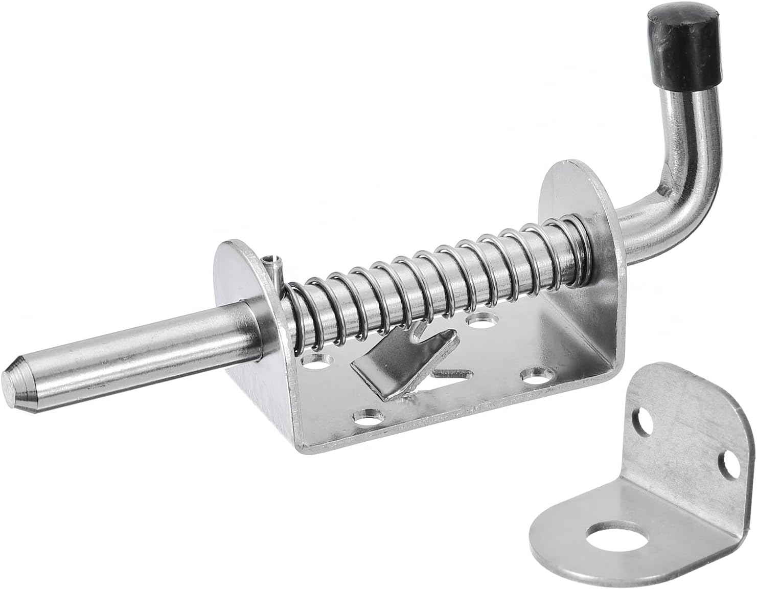 sourcing map Barrel Bolt Latch, 1Pcs 10x128mm - Stainless Steel Spring ...