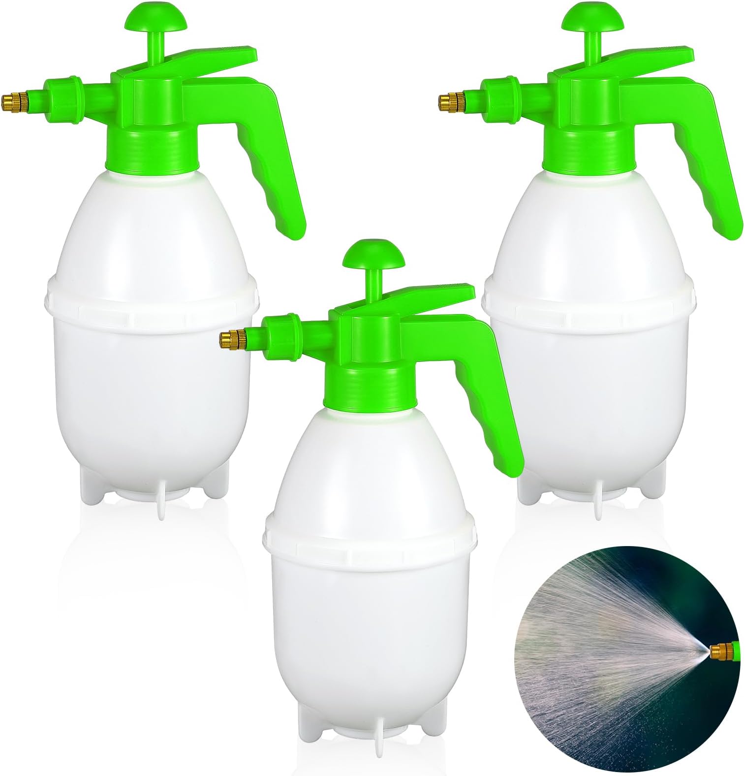 Amazon.com : Maxcheck 3 Pcs 0.2 Gallon Pump Spray Bottle Handheld ...
