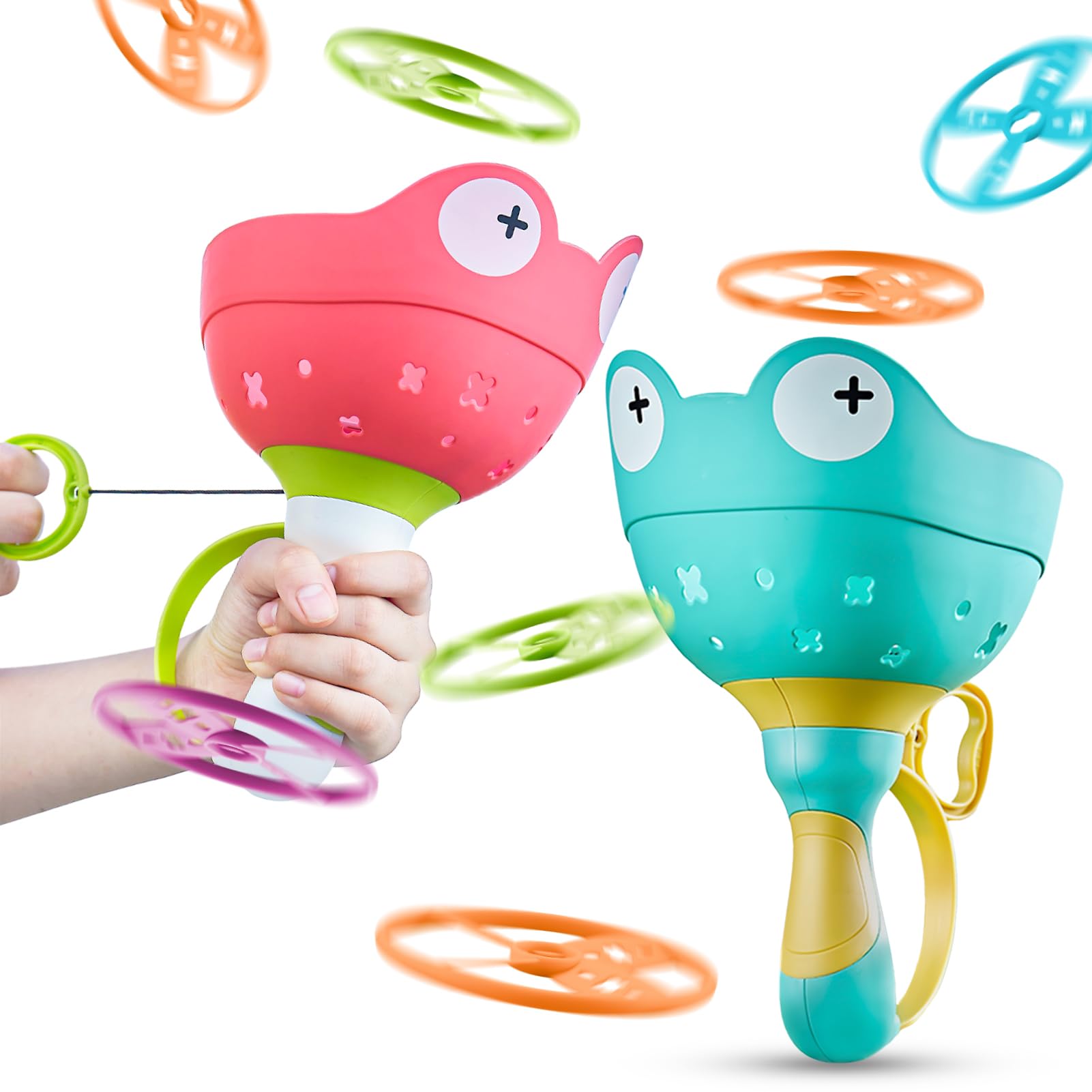Amazon.com: iKrto Outdoor Toys Flying Discs for Kids Outside Game ...