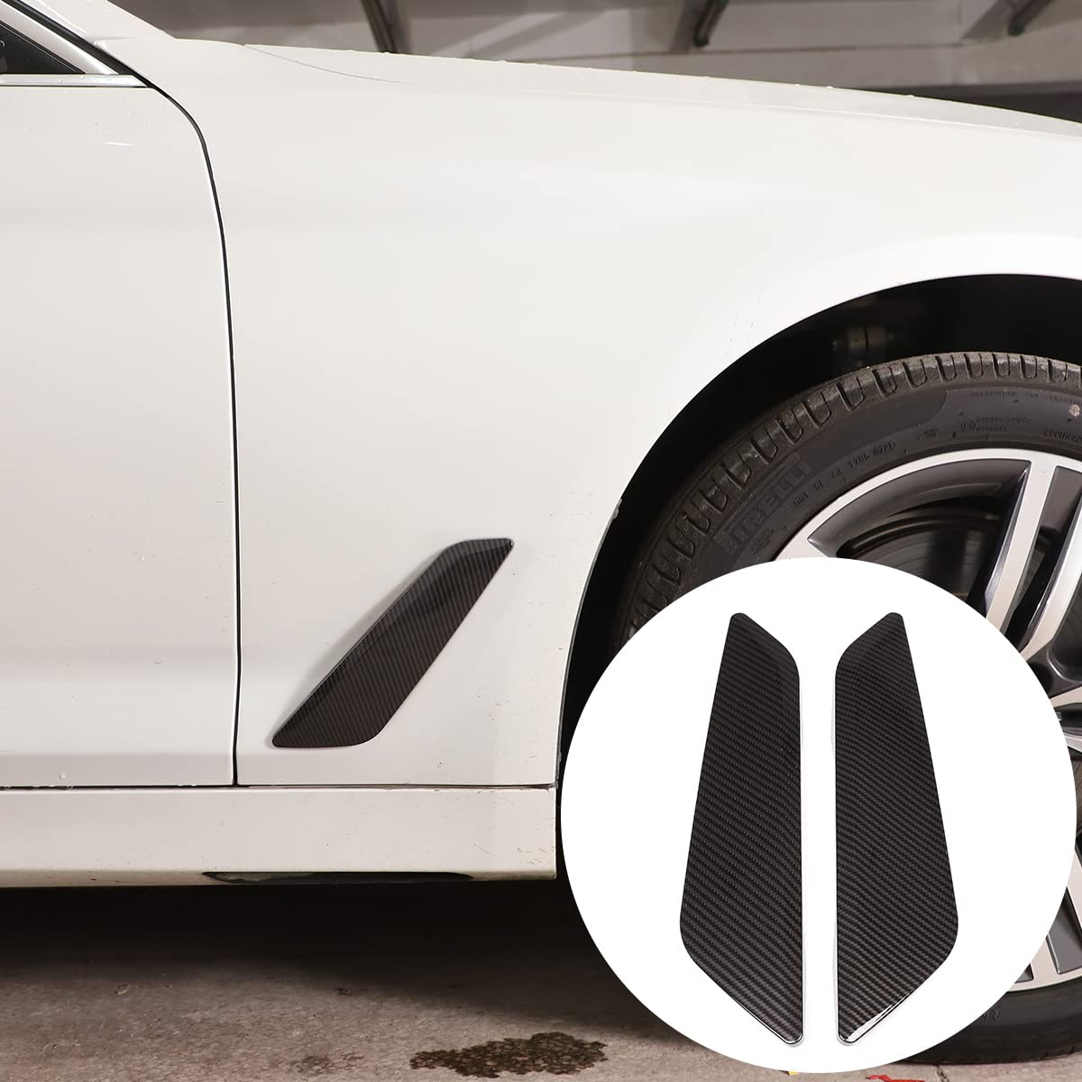 Amazon.com: Front Fender Side Air Flow Fender Vent Cover Trim ...