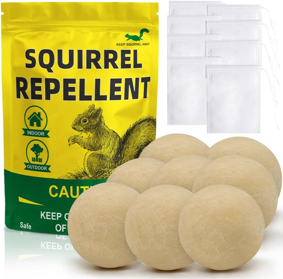 Amazon.com: JL Rodent Block Squirrel Repellent Pouch 6-Pack - Powerful ...