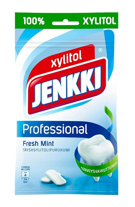 Amazon.com : 10 Bags x 90g of Jenkki Professional Fresh Mint - Finnish ...