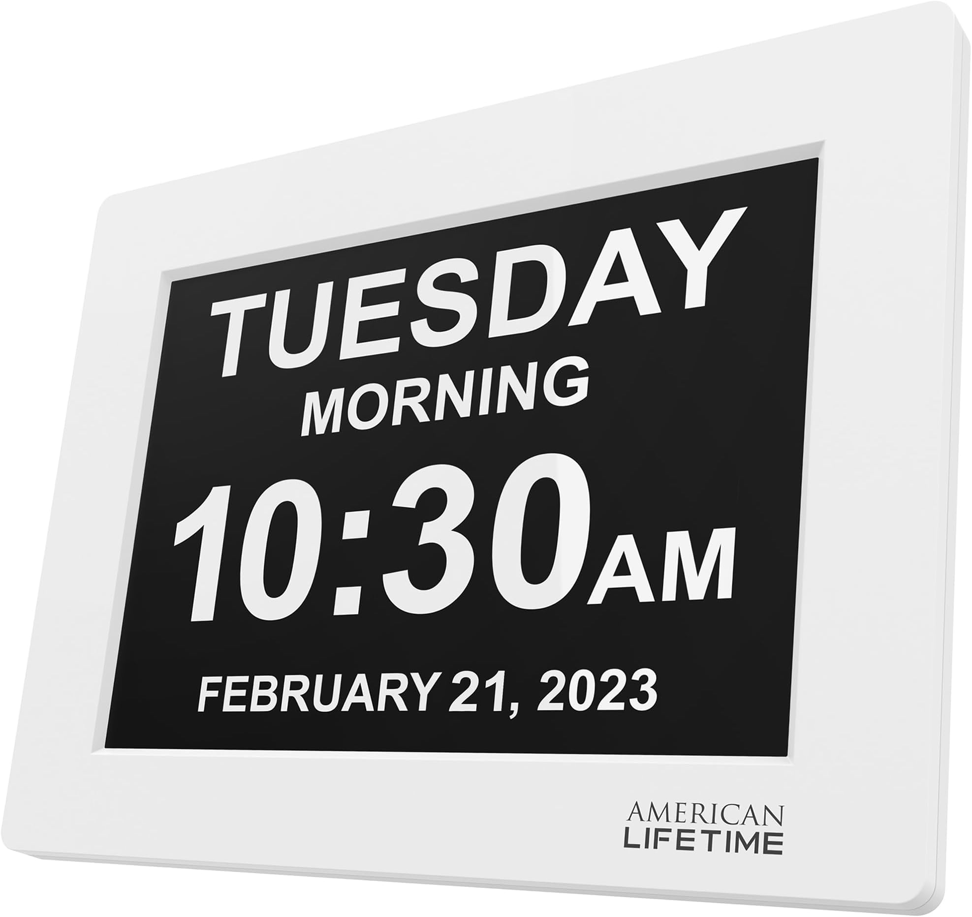 Amazon.com: JALL 【New 2024】 Digital Calendar Alarm Day Clock - with 8 ...