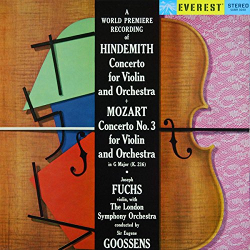 Play Hindemith: Violin Concerto & Mozart: Violin Concerto No. 3 by ...