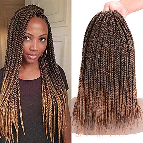 Amazon.com : Ronsaen Box Braid Crochet Hair - 30inch T27 Pre-looped ...