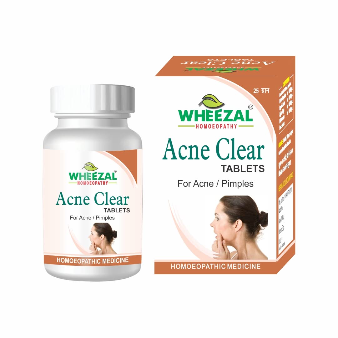 Buy Wheezal Acne Clear Tablet 25GM (PACK OF 2) Online at Low Prices in ...