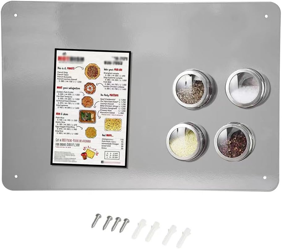 Amazon.com : Impresa Display Magnetic Board for Wall - Metal Memo Board ...