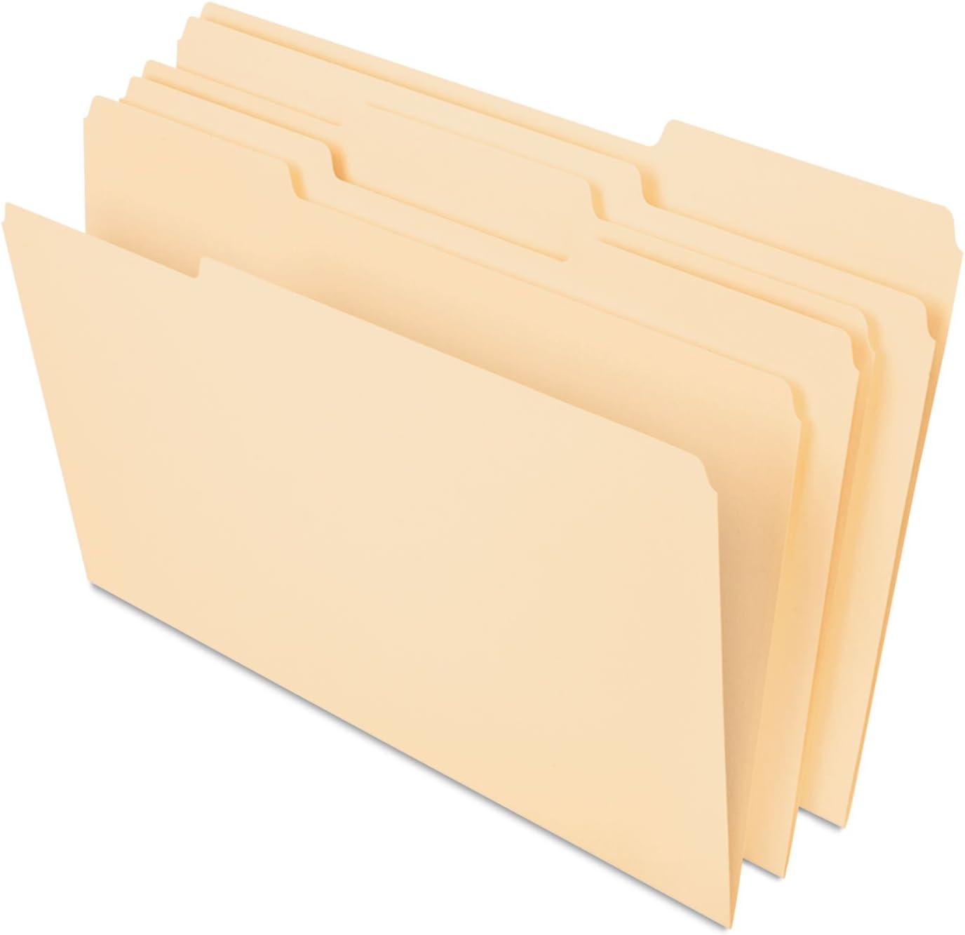 Amazon.com : Universal Deluxe Heavyweight File Folders, 1/3-Cut Tabs ...