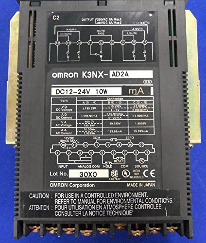 OMRON 12-24VDC PANEL-MOUNT PROCESS METER K3NX-AD2A: Amazon.com ...