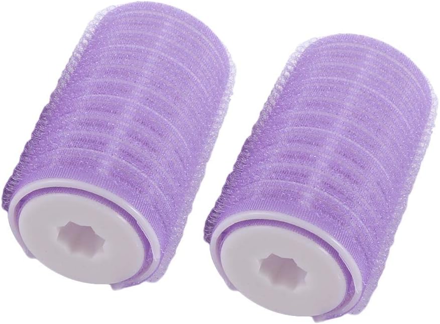 Amazon.com : 2Pcs Plastic Hair Rollers Curlers,Double-Layer Bangs Hair ...