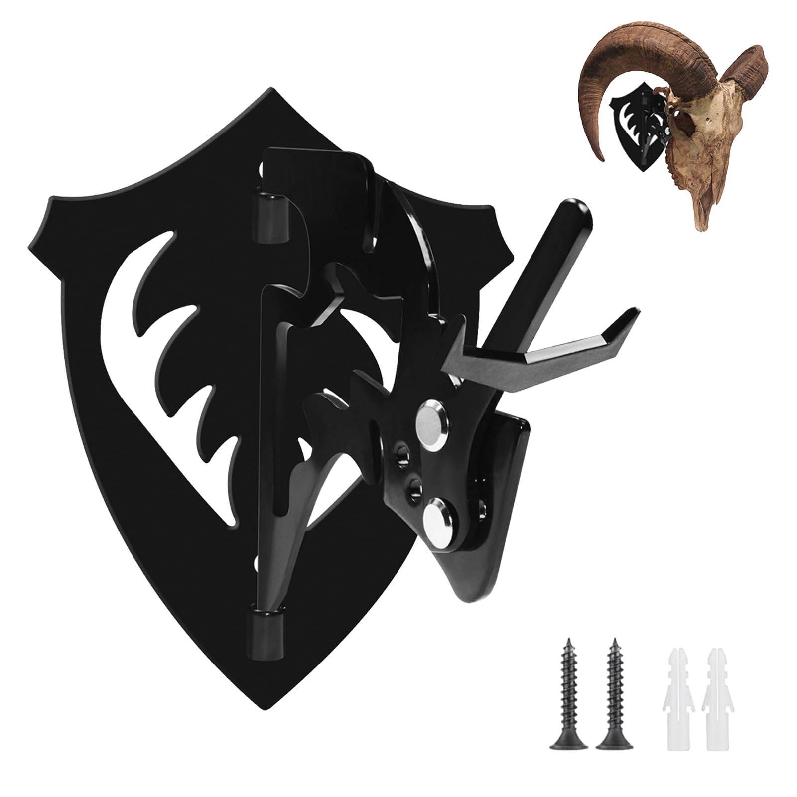 GLIMOVA Skull Hooker | 5-Level Angle Adjustment Skull Mount | Medium ...