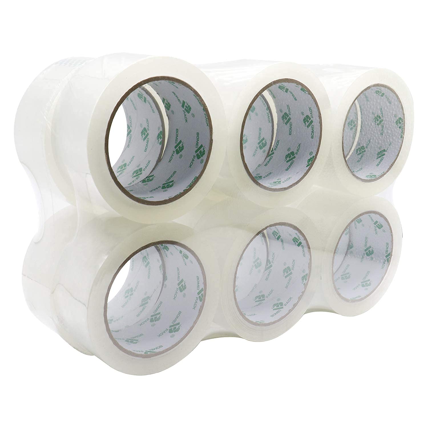 12 Rolls Clear Packing Tape, Sticky Carton Sealing Tape for Moving ...