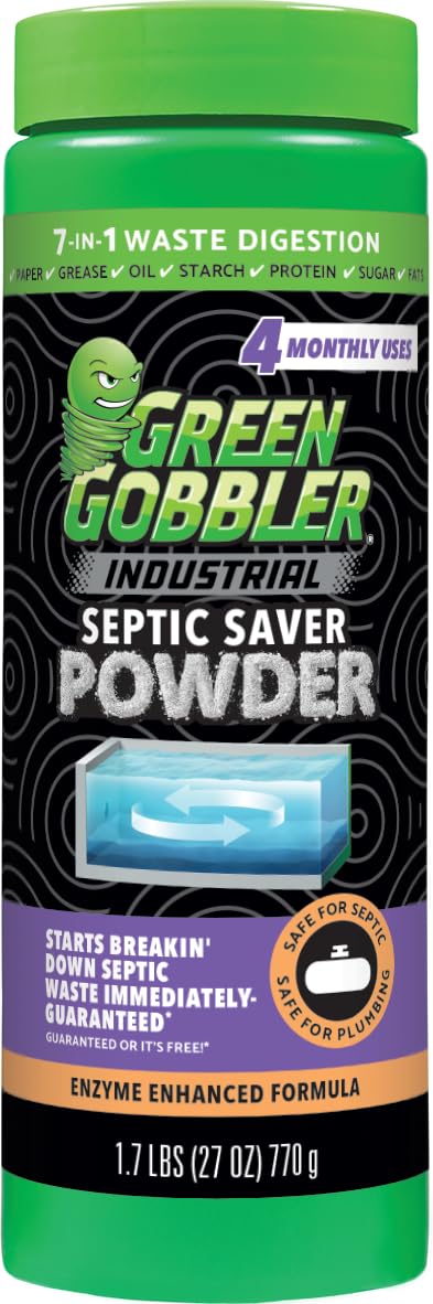 Buy Green GobblerIndustrial Septic Tank Powder | 7 -in- 1 Waste ...