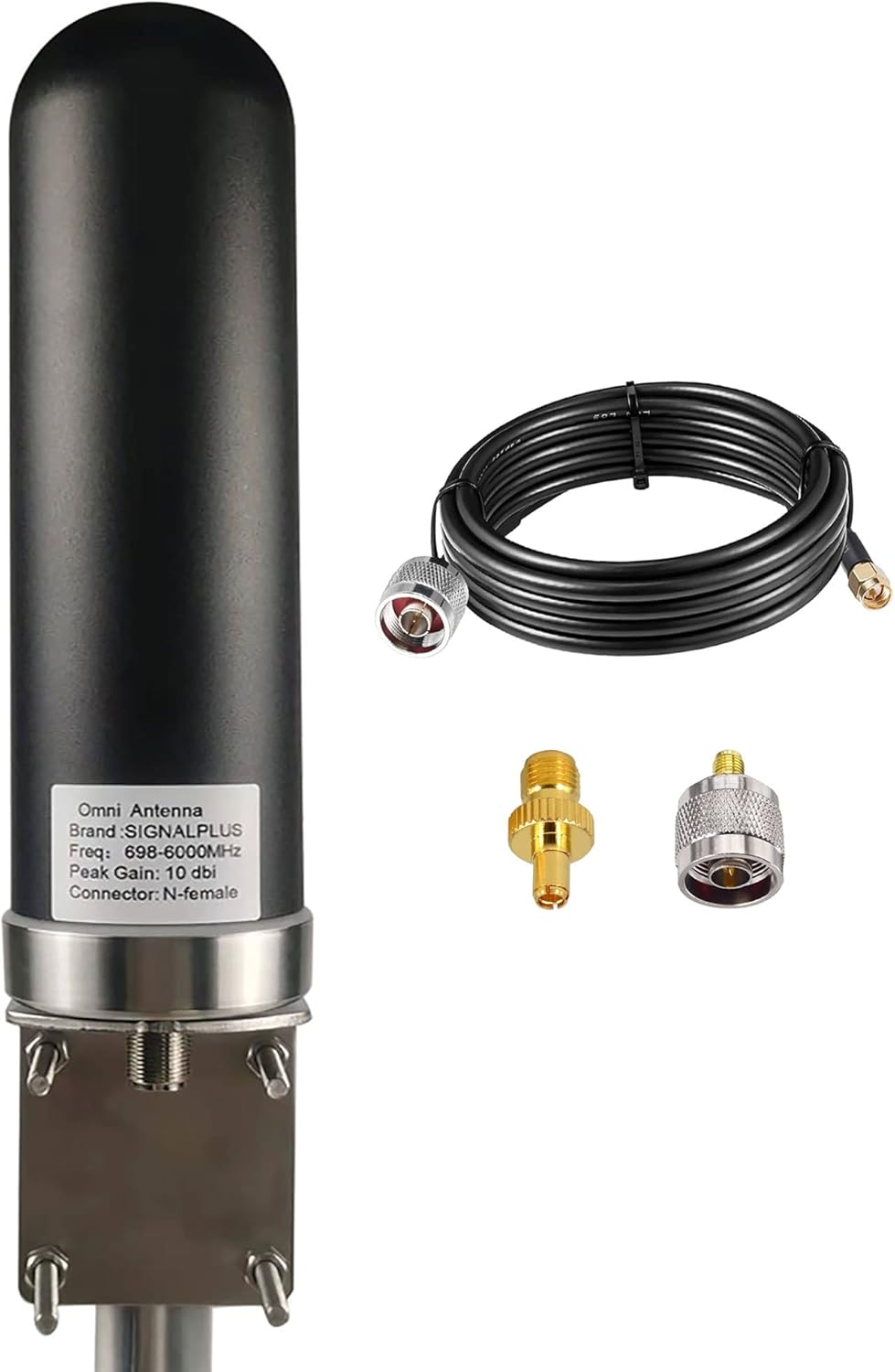 Omni Directional 5G 4G LTE 2.4GHz 5.8GHz WiFi Hotspot Cellular Antennas Outdoor High Gain 10dBi ...