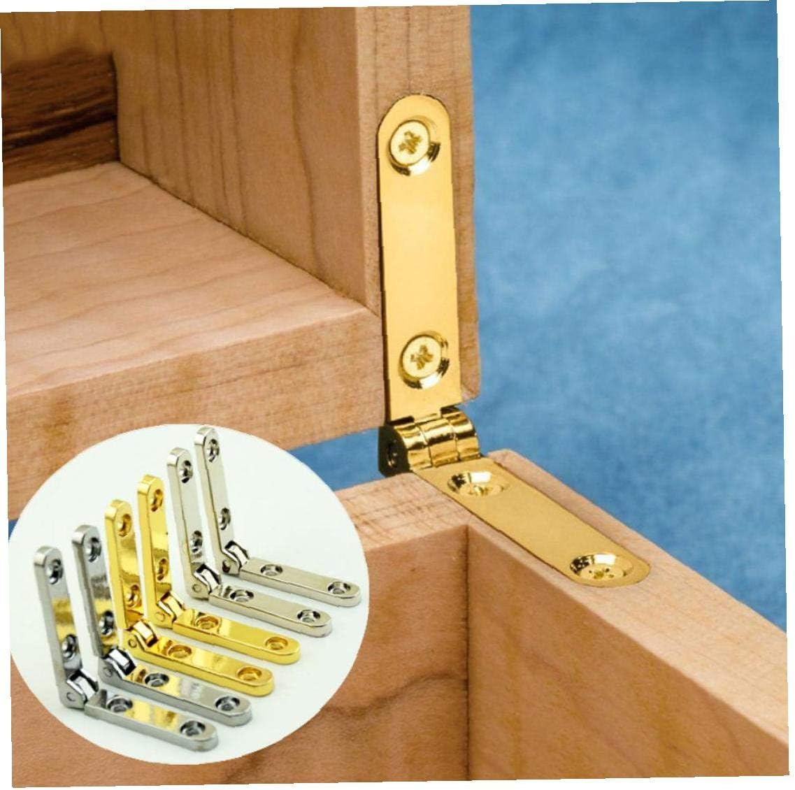10pcs Zinc Alloy Jewelry Box Hinge Wooden Box Hardware Miniature Hinge ...