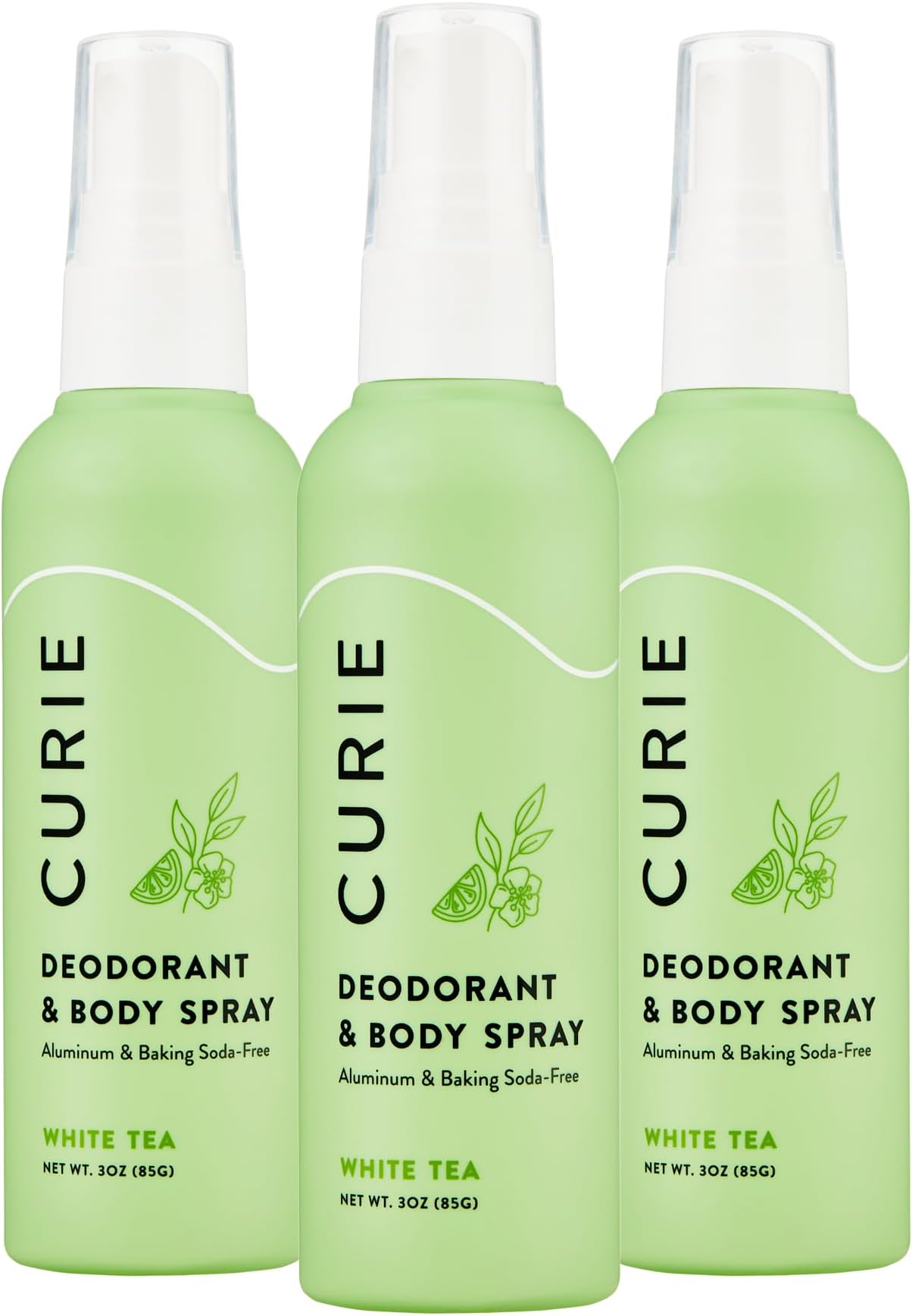 Amazon.com : Curie Whole Body Deodorant - White Tea Deodorant and Body ...