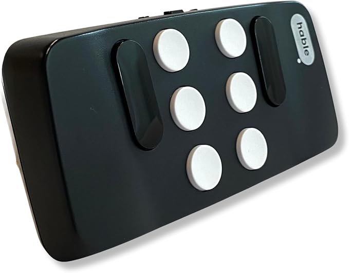 Amazon.com: Hable One Smallest Braille Keyboard for Visually Impaired - Portable Braille Machine ...