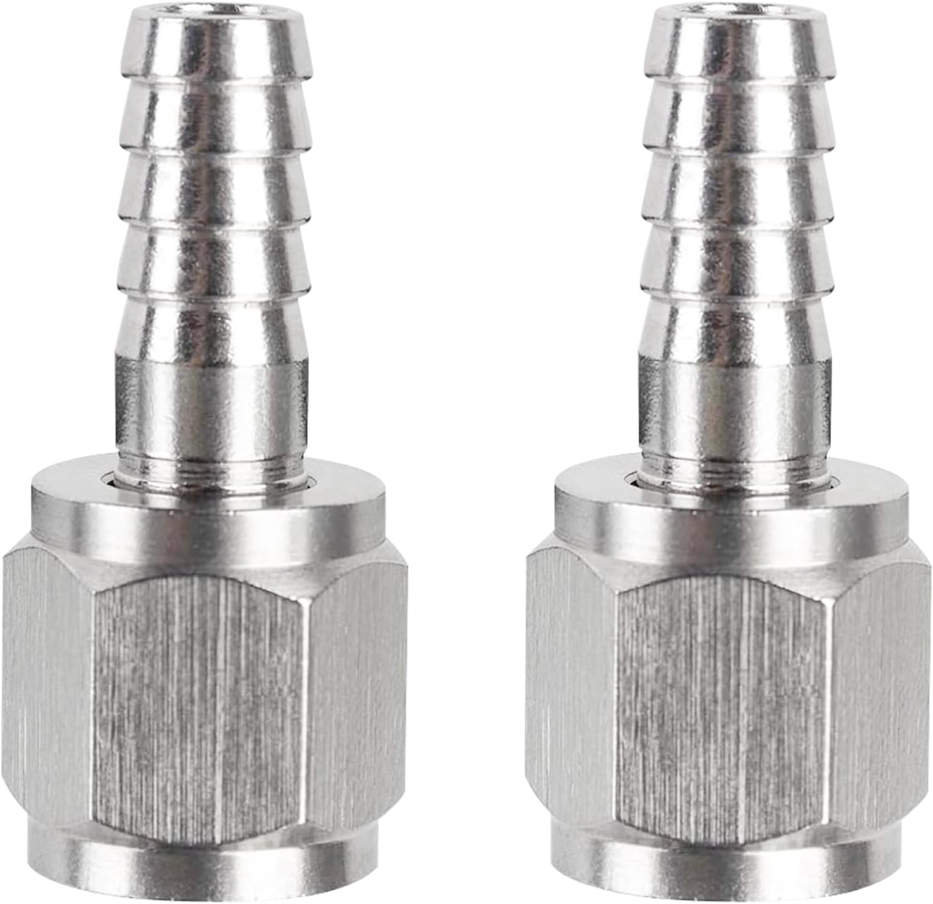 Amazon.com: Stainless Steel 304 Barded Swivel Nut Set of 2, 1/4" BARB ...